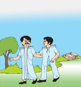 Dhoti Cartoon